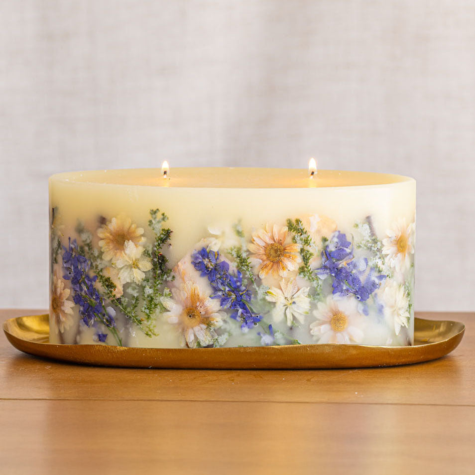 Statement Botanical Candle - Vanilla Rain – Rosy Rings